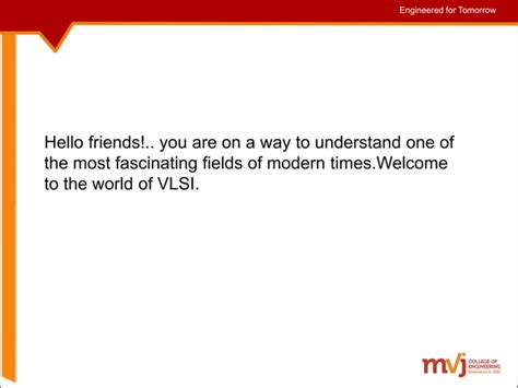 VLSI Mosfet Construction Engineering ECE PPT
