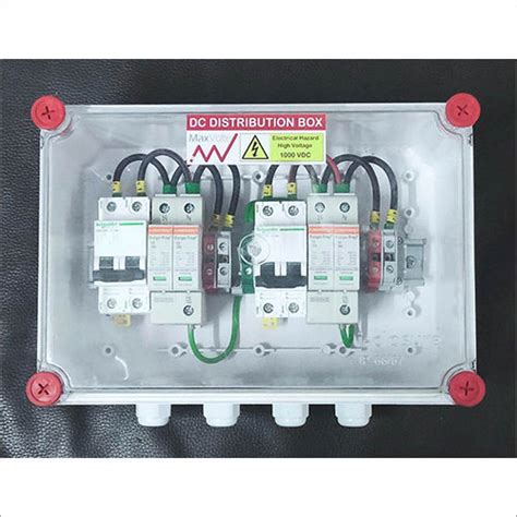 Dcdb 2 String 140x190x100mm White 500v Max Voltage 4000 8000w Power Manual Switch 1 Year