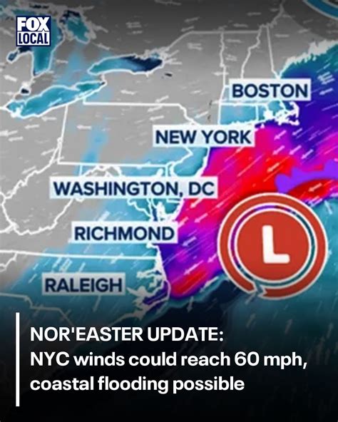 Fox 5 Ny A Powerful Noreaster Spinning Off The East Facebook