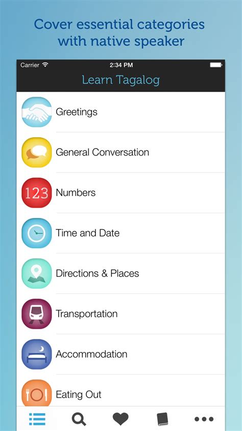 learn tagalog phrasebook para iphone descargar