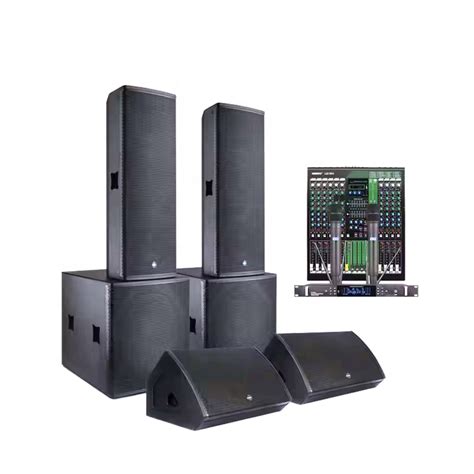 Morin Professional Sound System Active Line Array Speakers