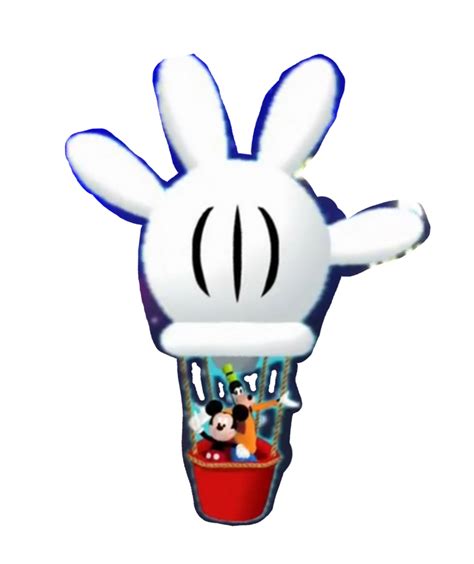 Mickey And Goofy In The Glove Balloon By Siggisen On Deviantart