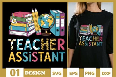 Teachers Day Teacher Assistant Svg Graphic By Skinite · Creative Fabrica