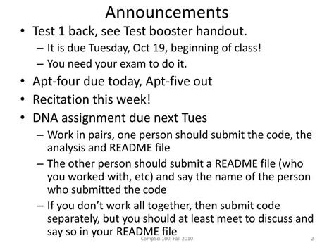 Ppt Compsci 100 Prog Design And Analysis Ii Powerpoint Presentation