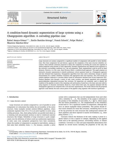 A Condition Based Dynamic Segmentation Of Large Systems Using A