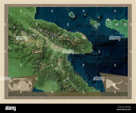 Morobe Province Of Papua New Guinea High Resolution Satellite Map