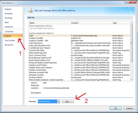 Installing An Add In In Excel