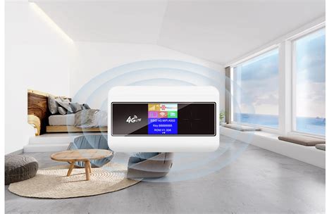 4G SIM Card Wifi Router Color LCD Display Lte Modem Sim Card Pocket MIFI Hotspot 10 WiFi Users