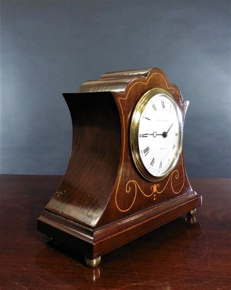 Edwardian Mahogany Mantel Clock For Sale At 1stdibs