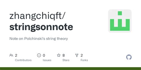GitHub Zhangchiqft Stringsonnote Note On Polchinski S String Theory