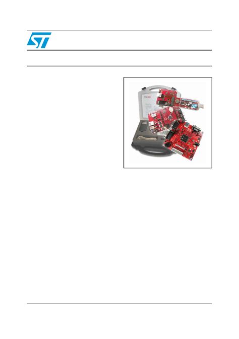Stm32 Sk Datasheet 1 5 Pages Stmicroelectronics Hitex Starter Kits