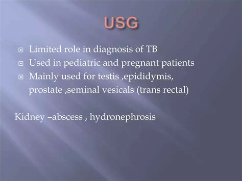 Genitourinary Tuberculosis 2020 Pptx