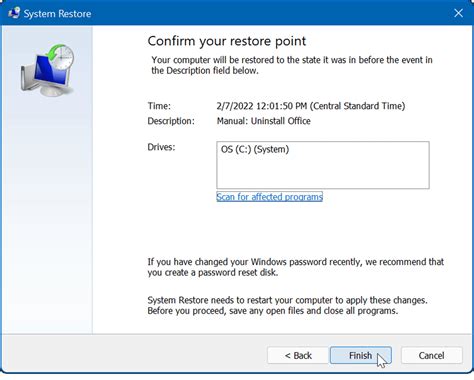 how to create a restore point on windows 11