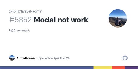 Modal Not Work · Issue 5852 · Z Songlaravel Admin · Github