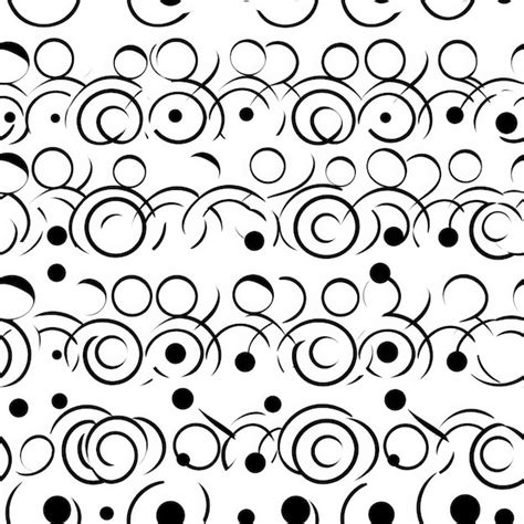 Seamless Pattern In Textured Style Of Black Ink Dots Premium Ai Generated Image
