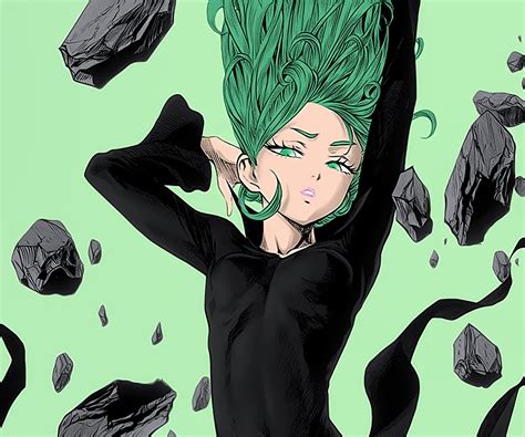 Anime One Punch Man Green Hair One Punch Man Season 2 Tatsumaki One