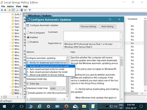 Enable Or Disable Windows Update Automatic Updates In Windows 10 Page