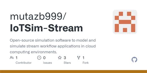 GitHub Mutazb IoTSim Stream Open Source Simulation Software To Model And Simulate Stream