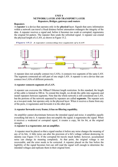 solution computer networks mod 4 network layer and transport layer