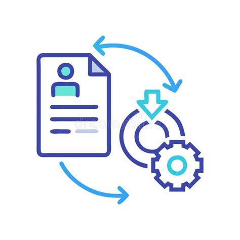 Contract Lifecycle Management Visual Icon Stock Vector Illustration Of Business Currency