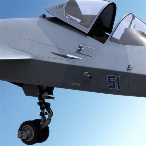 Sukhoi Pak Fa T 50 3d Model