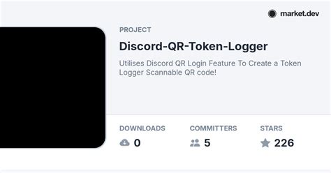 Discord Qr Token Logger Ecosystem Directory Market Dev