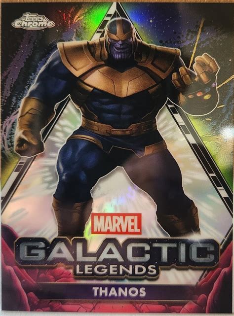 Thanos Gl 1 Prices Marvel 2025 Topps Chrome Galactic Legends