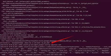 Deepspeedcpuadam Object Has No Attribute Dsoptadam · Issue 457 · Optimalscalelmflow · Github