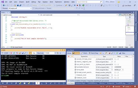 Creating Nrfconnect Based Projects For Nrf9160 Visualgdb Tutorials