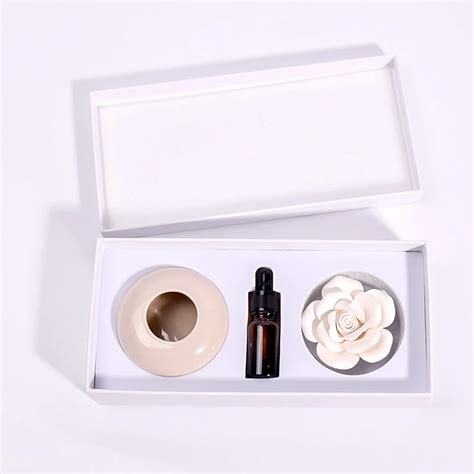 Aromatic Gypsum Flower Reed Diffuser Aromatic Ceramic Flower Essential Oil Stone Diffuser