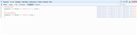 Javascript AWS CORS Issue Ajax Response Comes As Error Even After
