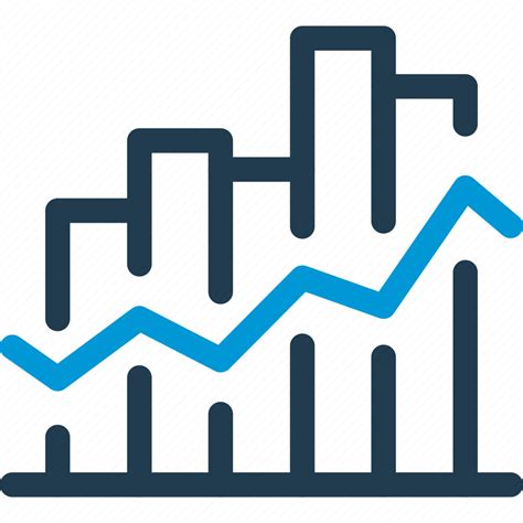 Chart Curve Data Diagram Graph Infographic Statistics Icon