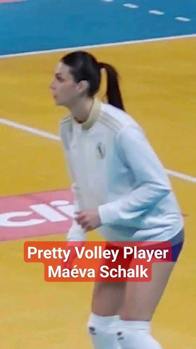 Maéva Schalk France Volero Le Cannet Pretty Volleyball Player