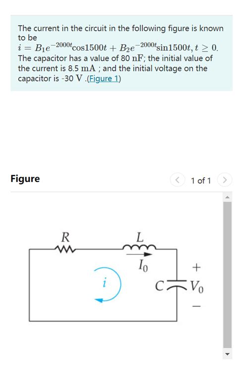 Solved Find The Value Of R Find The Value Of B1 Find The