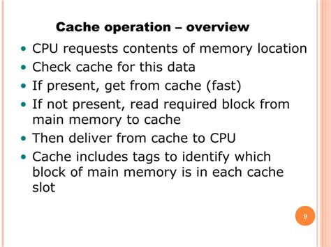Computer Architecture Cache Memory PPT