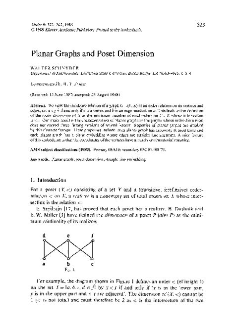 pdf planar graphs and poset dimension