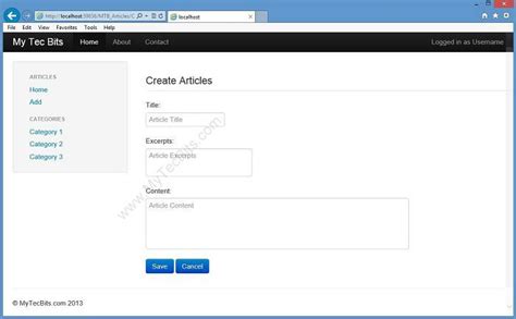 Knockout Js And Bootstrap With ASP NET MVC Step By Step Part My Tec Bits