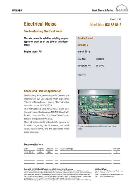 Electrical Noise Troubleshooting Pdf Engines Internal Combustion Engine