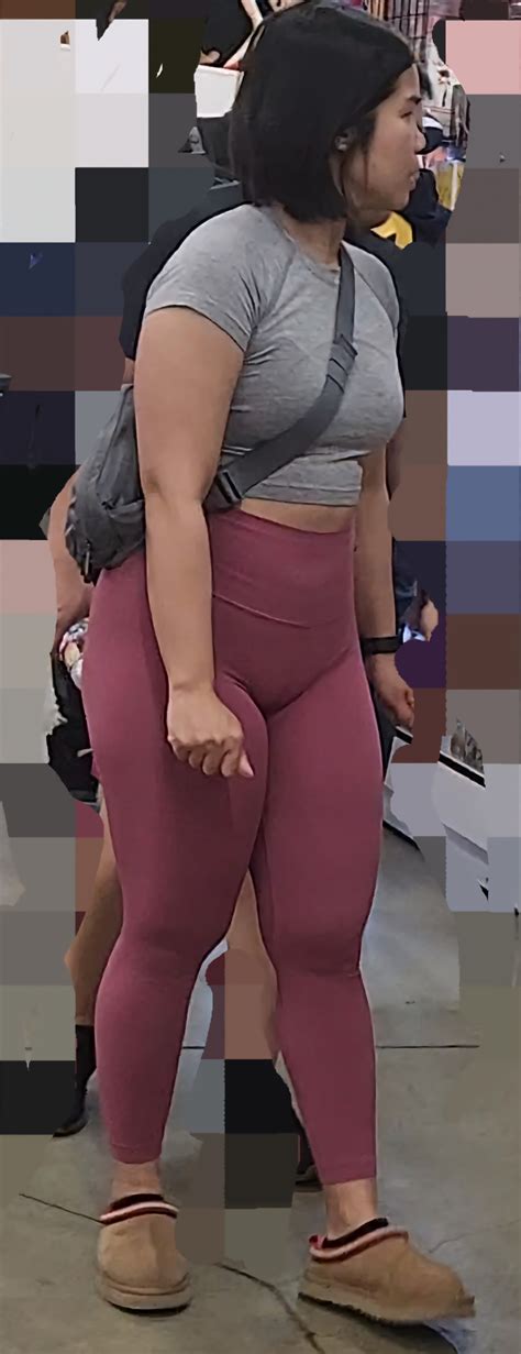 Yummy Asian 😋 With Vpl Spandex Leggings And Yoga Pants Forum