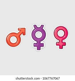 Gender Sticker Pack Stock Vector Royalty Free Shutterstock