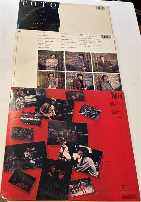 Toto Vinyl Albums 82 86 33rpm Columbia Lps Complete Your Set You