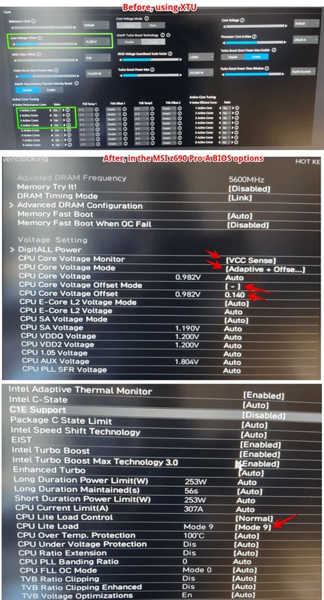 I7 13700kf Undervolting In Xtu Vs Undervolting In Bios I Could Never Match The Same Results