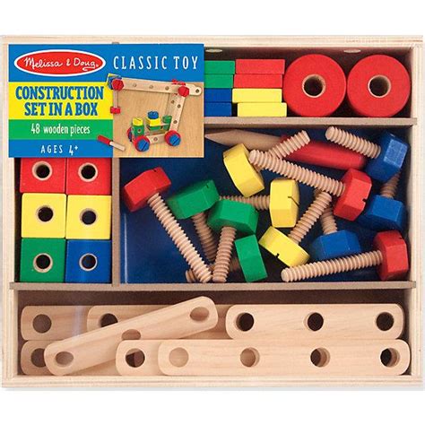Деревянный конструктор Melissa & Doug, 48 деталей купить по выгодной ...