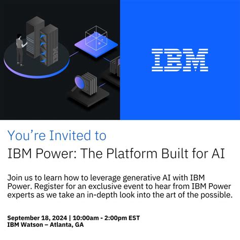 Ibm Power Servers Run Ai Without Costly Gpus Network And Learn With Ibm Power Experts Who Can