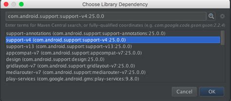 could not find support v4 jar com android support support v4 24 0 0