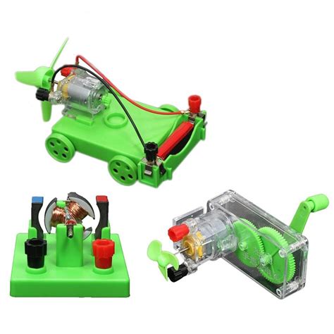 Physics Science Lab Learning Circuit Kit Electricity Experiment Set Diy Dc Electrical Motor