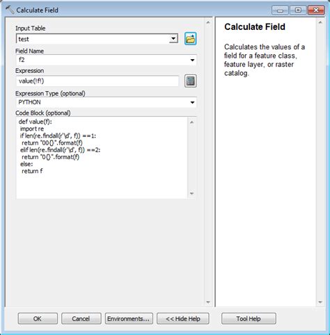 Arcgis Desktop Problem Using Field Calculator To Add Numbers In New Field With Preceding Zeros