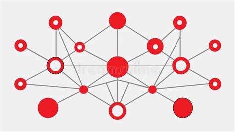 A Map Showing A Web Of Interconnected Nodes With Data Flowing Through Them Like A Red River