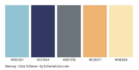Mercury Color Scheme Gray