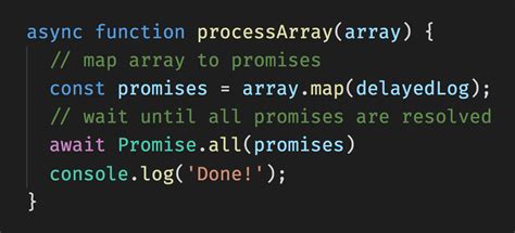 Javascript Await Promises In Async Loop Stack Overflow